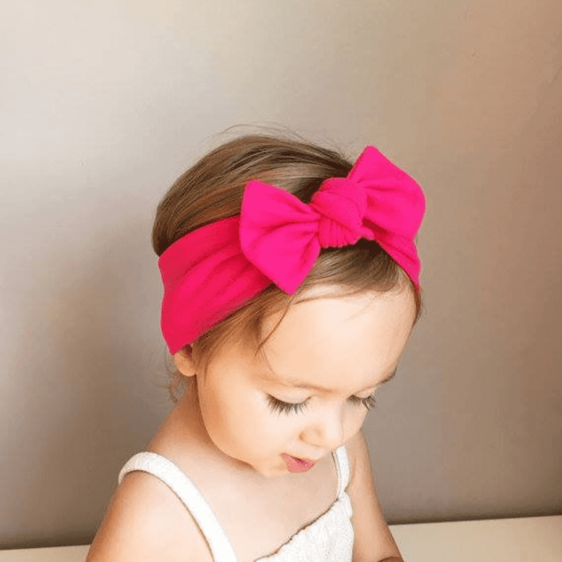 Vincha Lazo Amarrado Little Chicks de Algodón Pima para Bebé y Niñas ...