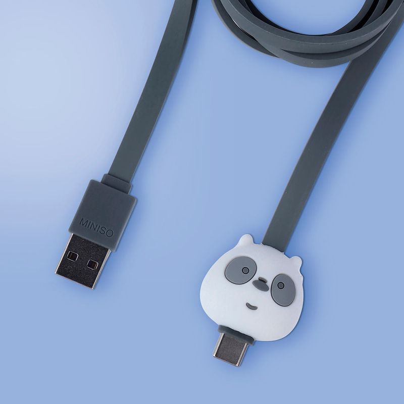 Cable de carga rapida tipo c de la colección we bare bears panda - We ...
