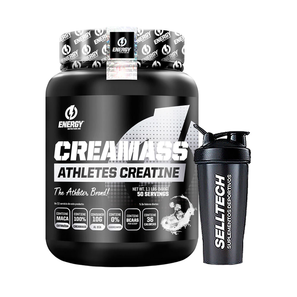 Creatina Energy Nutrition Creamass 500gr+Shaker - Real Plaza