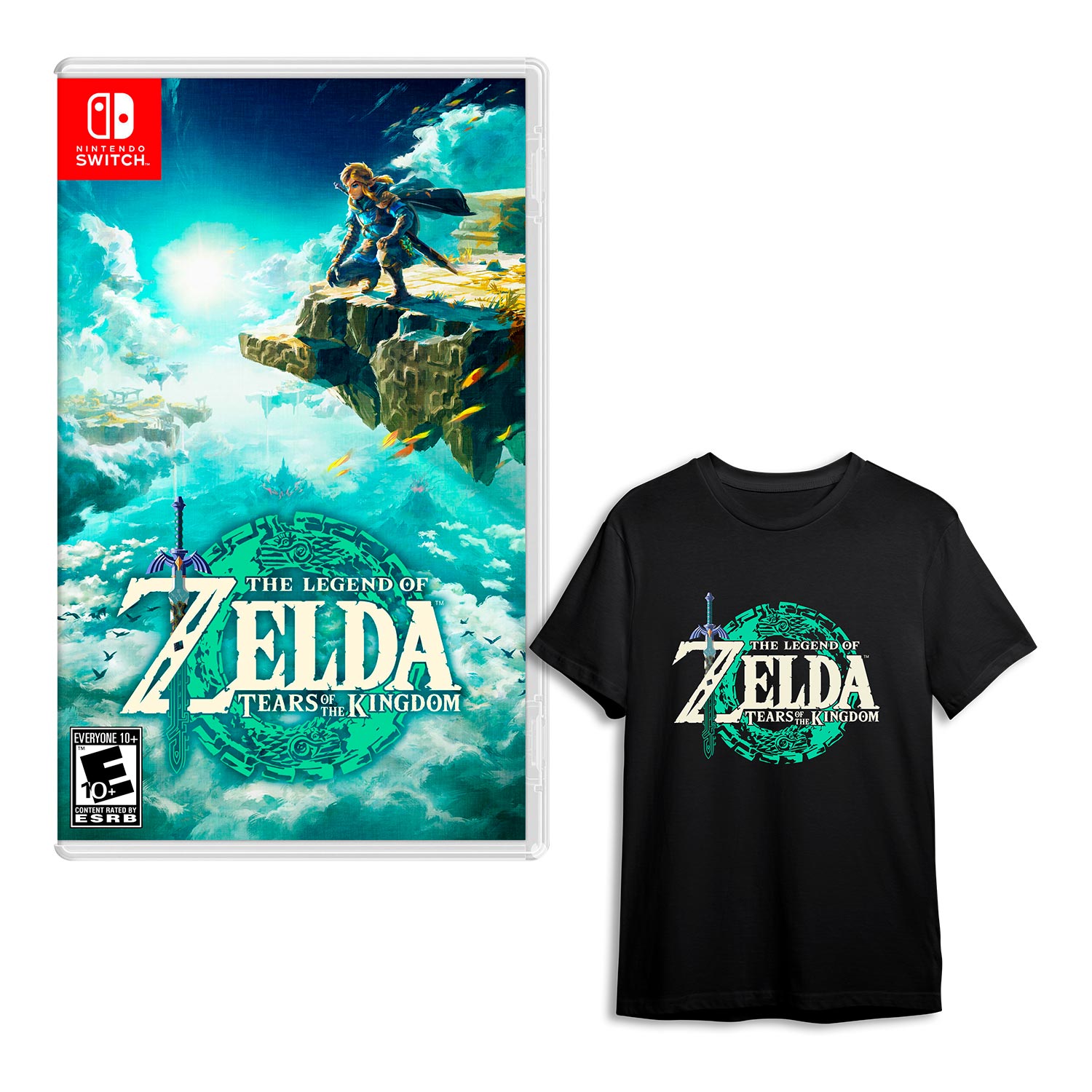 The Legend Of Zelda Tears Of The Kingdom Nintendo Switch + Polo S - Real Plaza