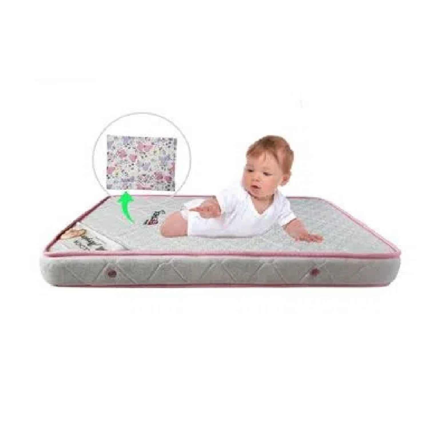 Colchón para Cunas Pack & Play de 4" Rosado - Real Plaza
