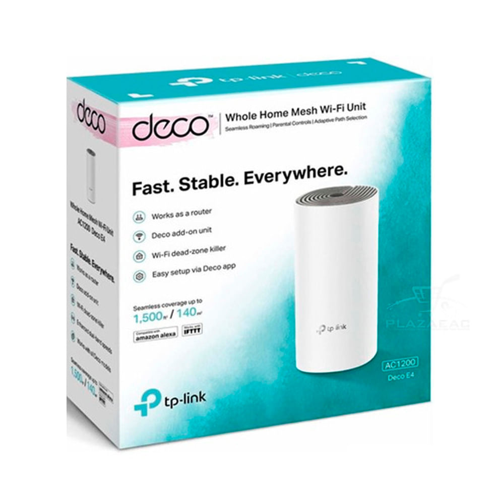 Access Point Tp-Link Deco E4-1 Pack Ac1200 300mbps 2.4ghz 867mbps 5ghz ...