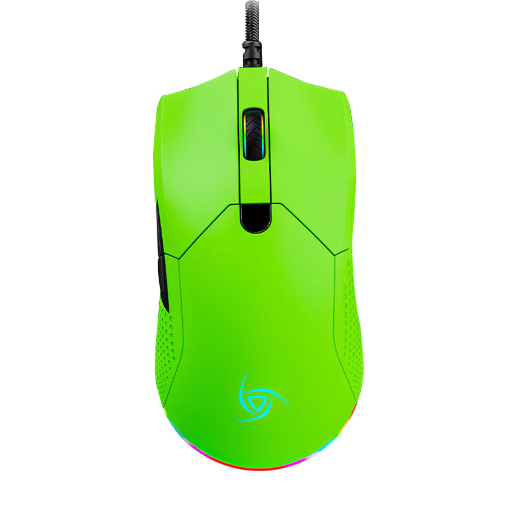 Mouse Gamer VSG Aurora Verde Boreal Optical 7200 DPI RGB - Real Plaza