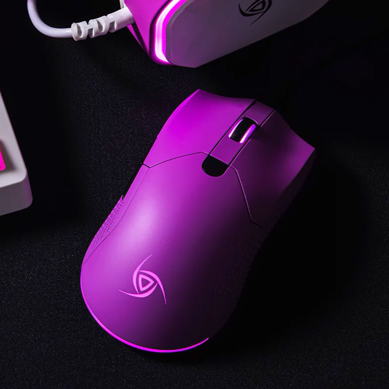 Mouse Gamer VSG Aurora Púrpura Austral Optical 7200 DPI RGB - Real Plaza