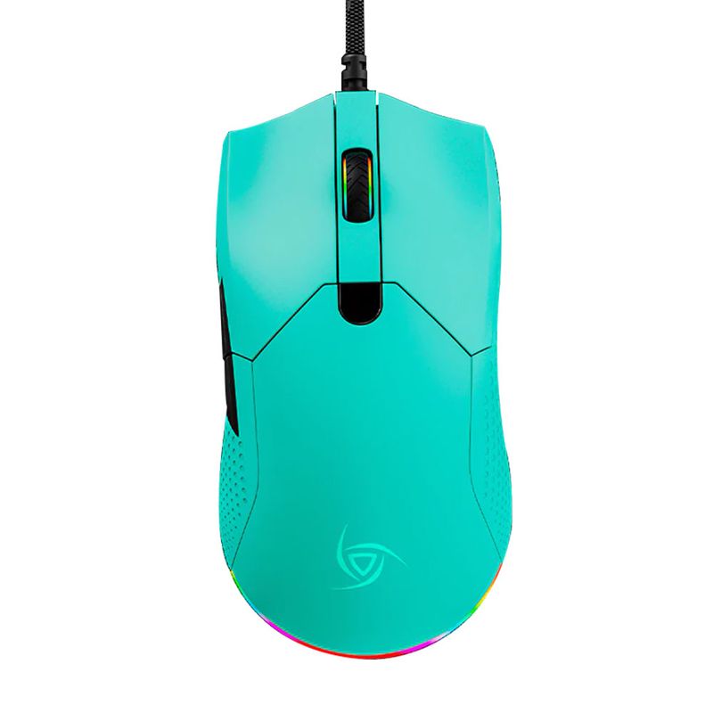 Mouse Gamer VSG Aurora Azul Polar Optical 7200 DPI RGB - Real Plaza