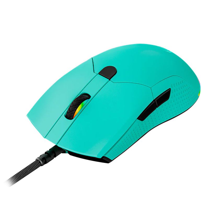 Mouse Gamer VSG Aurora Azul Polar Optical 7200 DPI RGB - Real Plaza