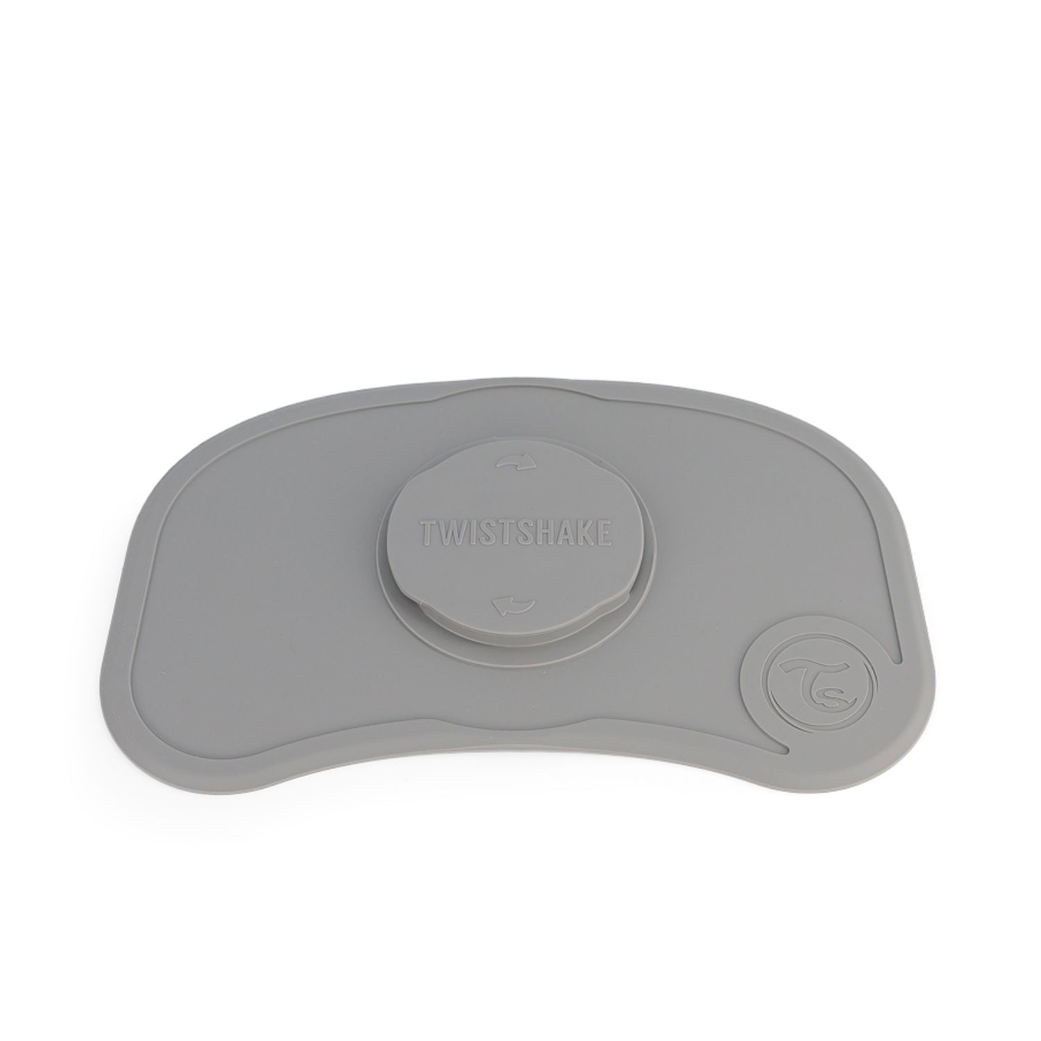 Plato + Click Mat Mini Twistshake Gris - Real Plaza