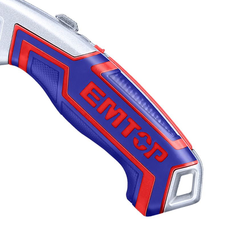 Cutter Emtop ESNKT6118 Mango Ergonómico con 5 Hojas - Real Plaza