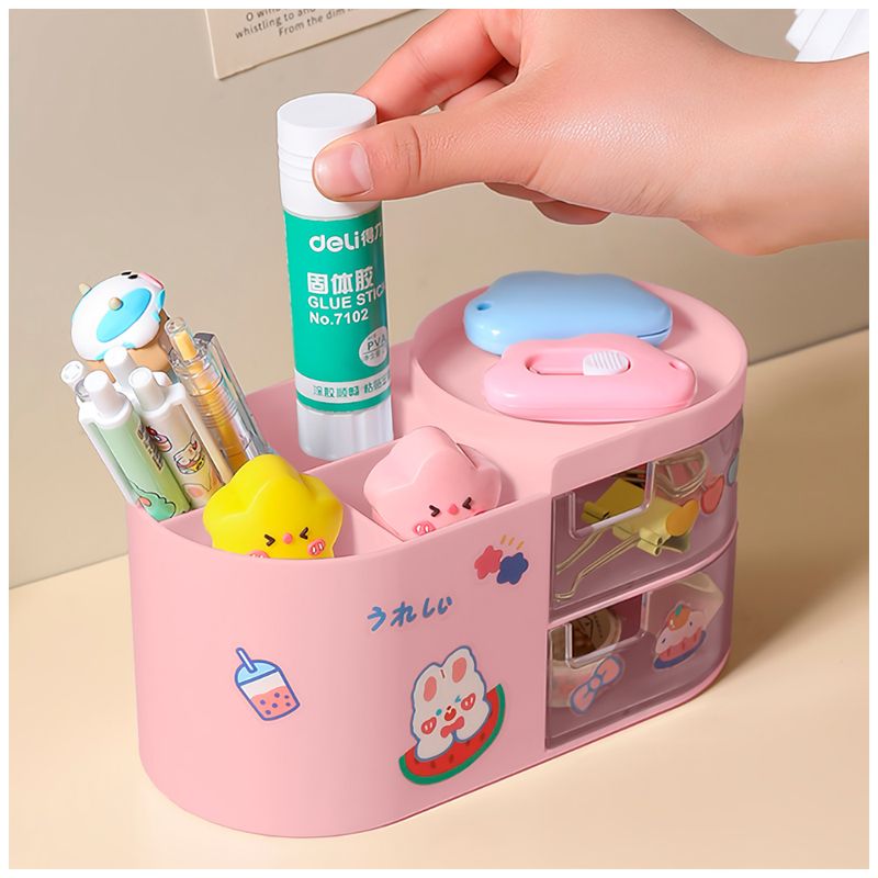 Caja Organizador de Escritorio Oficina Porta Lapiceros Plumones U05 ...