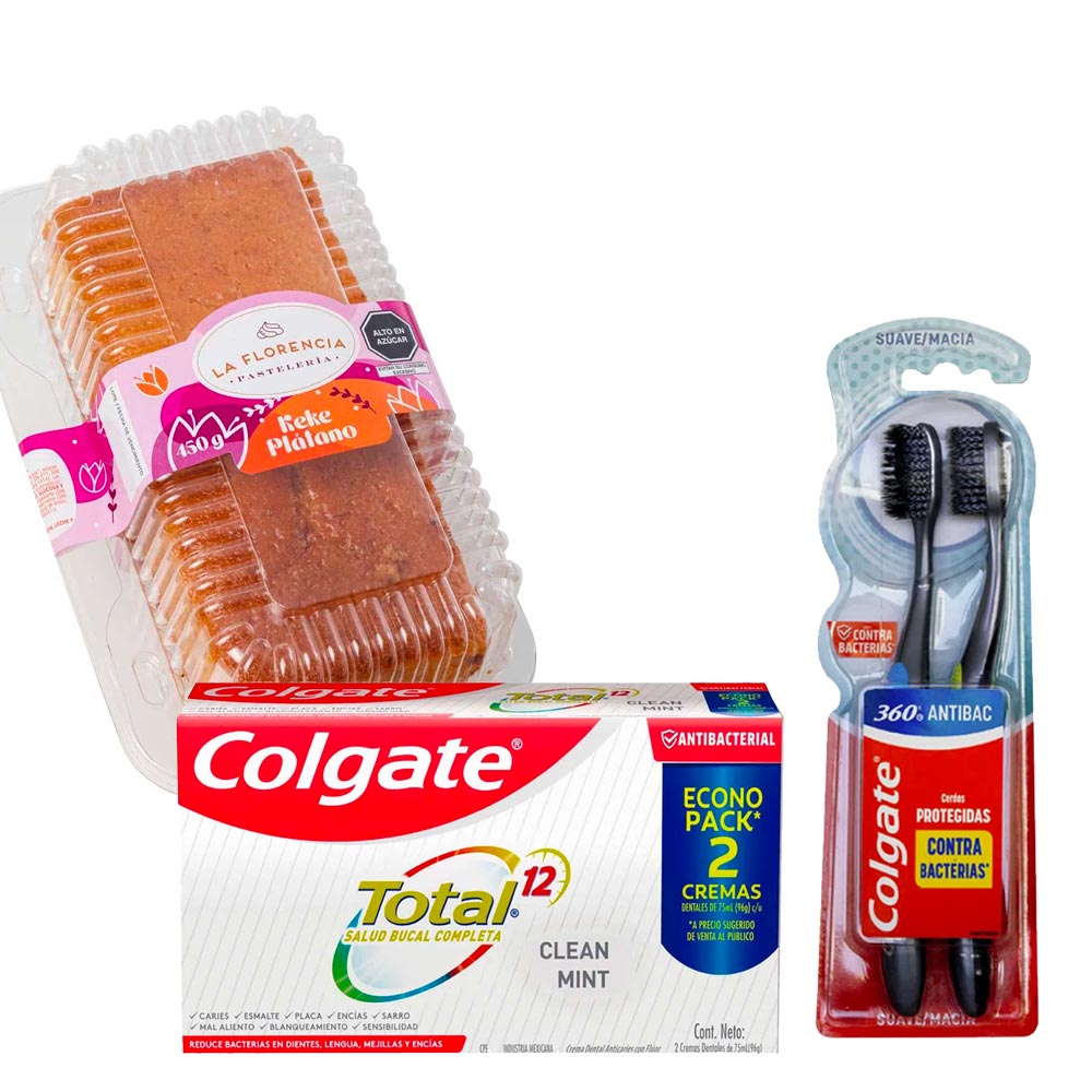 Pack Pasta Dental COLGATE Total 12 Clean Mint 75ml Tubo 2un + Cepillo ...