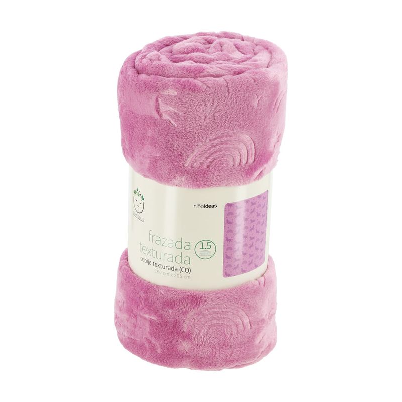 Frazada 160x205 cm Textura con Diseño 1.5 plaza - Real Plaza