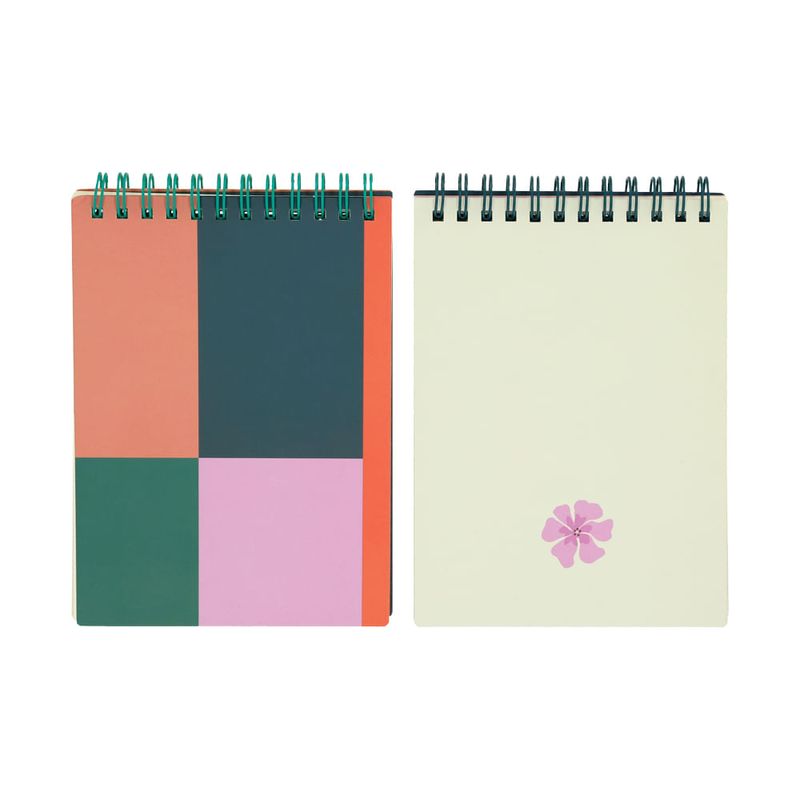 Set 2 Libretas Espiral 80 Hojas c/u 1 con Puntos-1 con Líneas 11x16 cm ...