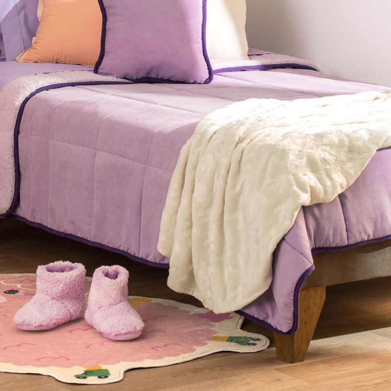 Frazada 160x205 cm Textura con Diseño 1.5 plaza - Real Plaza