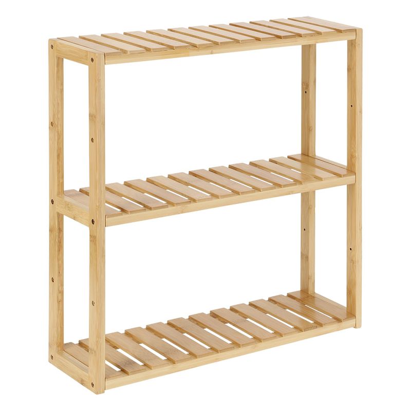 Repisa Bambú Angosta 60X15X54,5 cm - Real Plaza