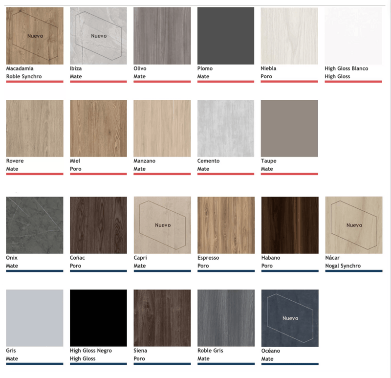 Mesa de Centro Londres Ventitas Home Cedro y Negro - Real Plaza