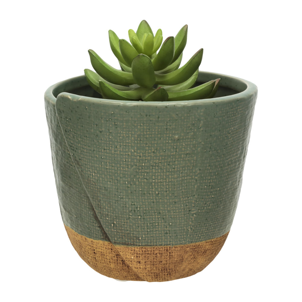 Maceta Cerámica Rústica 13,2x12,3 cm - Real Plaza