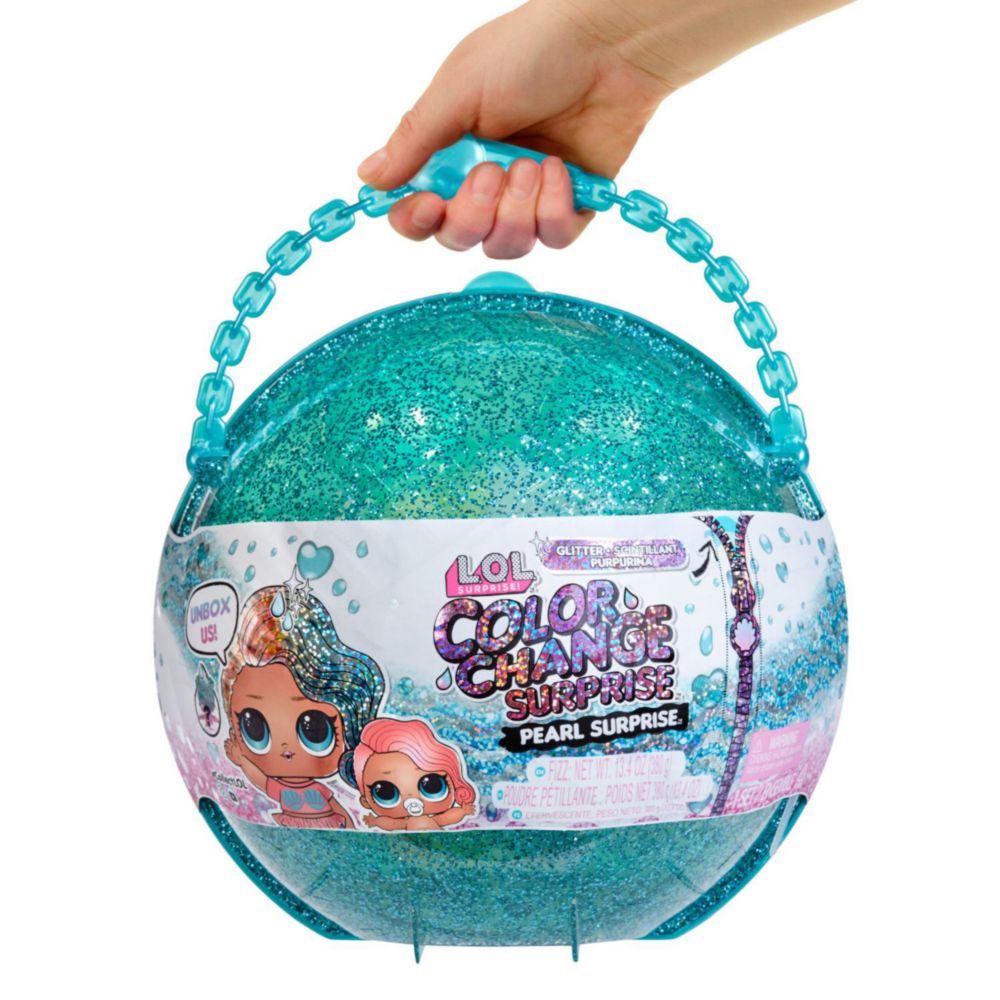 Muñeca Lol Surprise Glitter Color Change Pearl Surprise Blue - Real Plaza