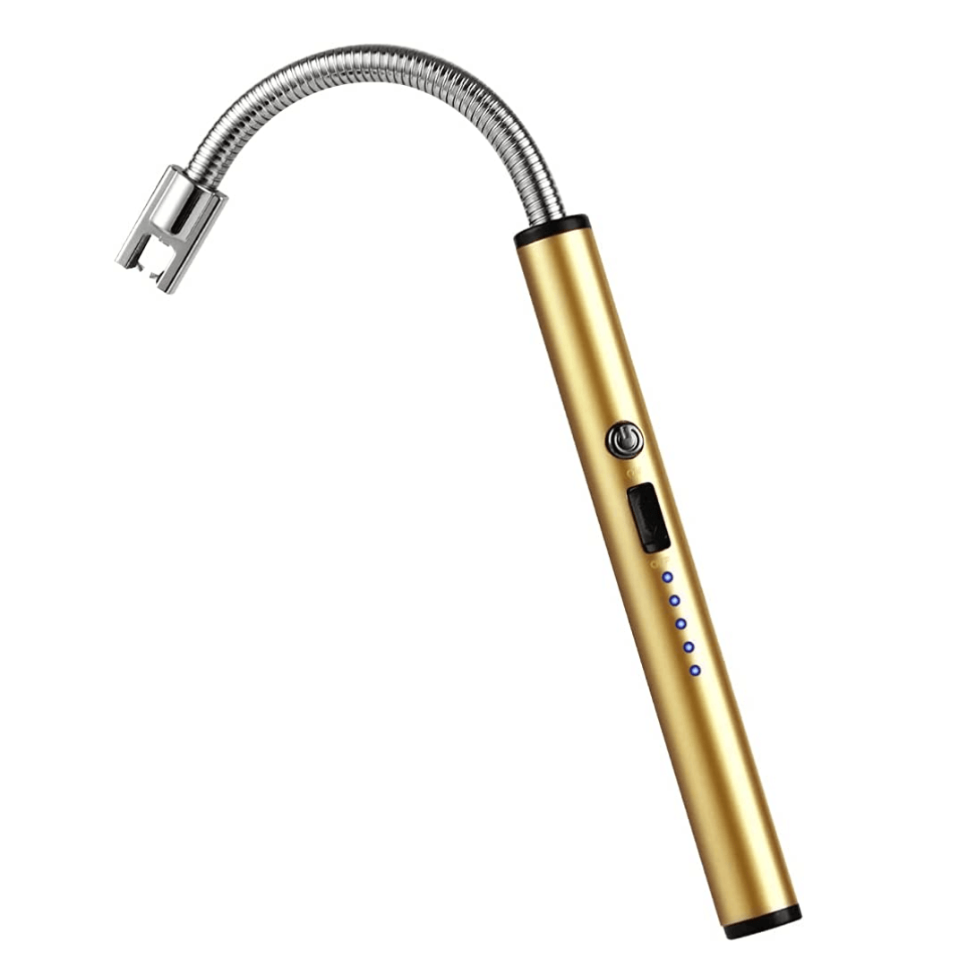 Encendedor Eléctrico Flexible 360° | Cocina Multiusos Dorado - Real Plaza