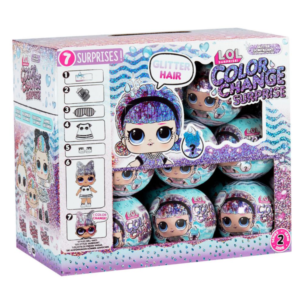Muñeca Lol Surprise Glitter Color Change - Real Plaza