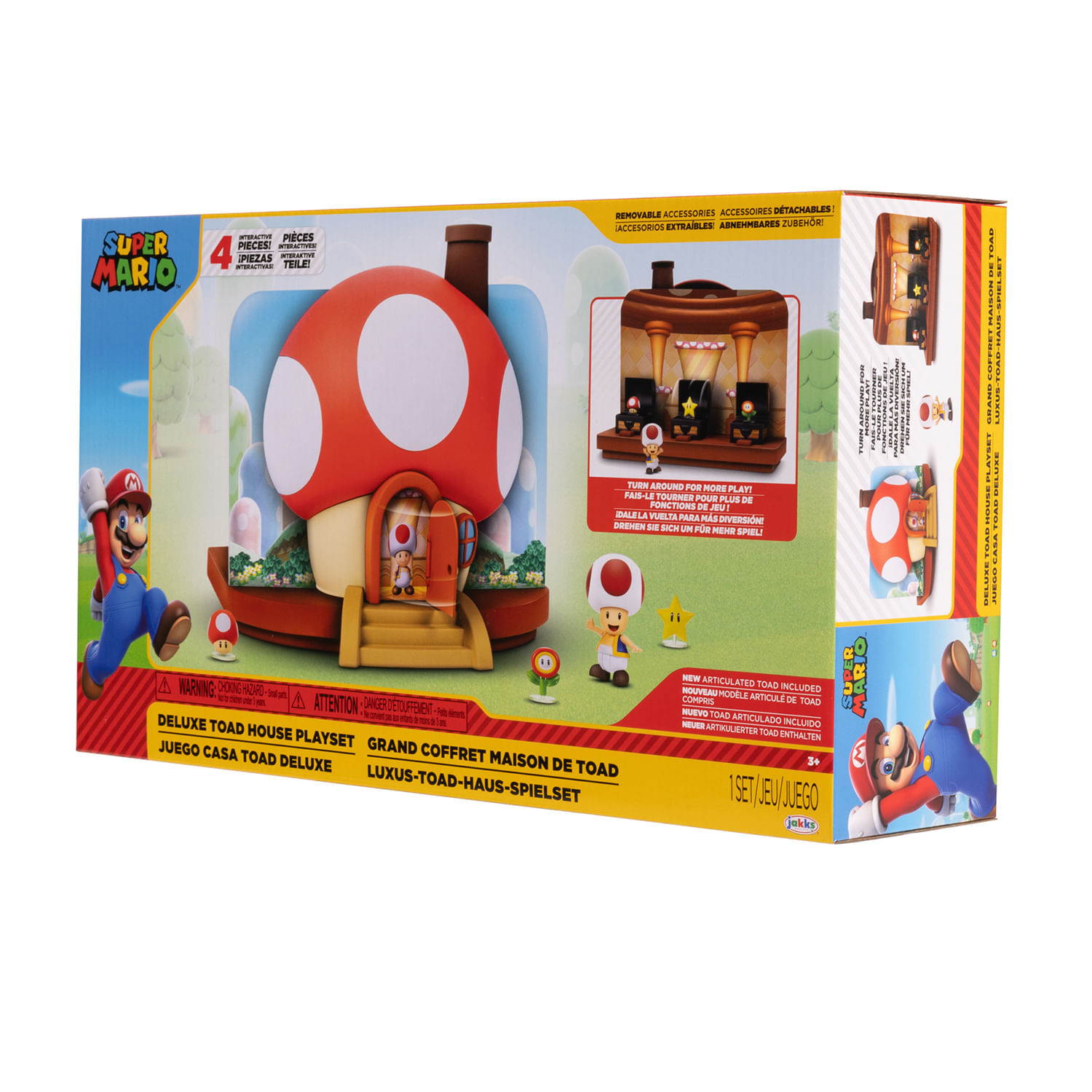 Playset Nintendo Toad House - Real Plaza