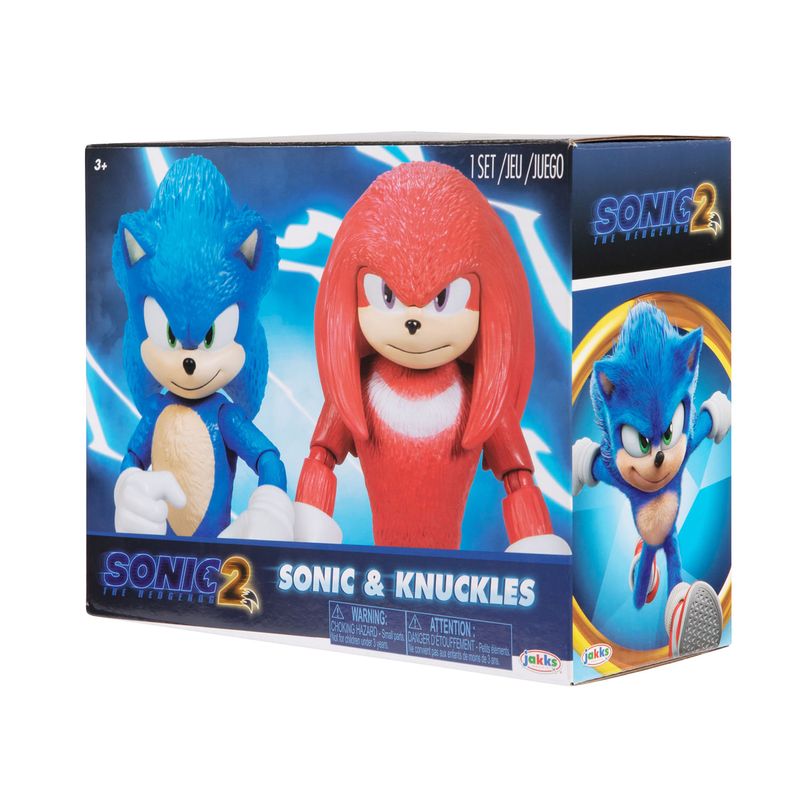 Figura Sonic Pack X2 Sonic Y Knuckles - Real Plaza