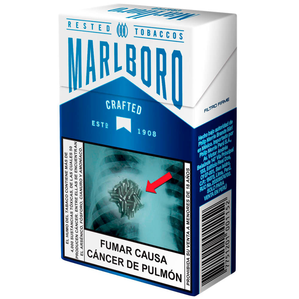 Cigarros MARLBORO Crafted Blue Caja 20un - Real Plaza