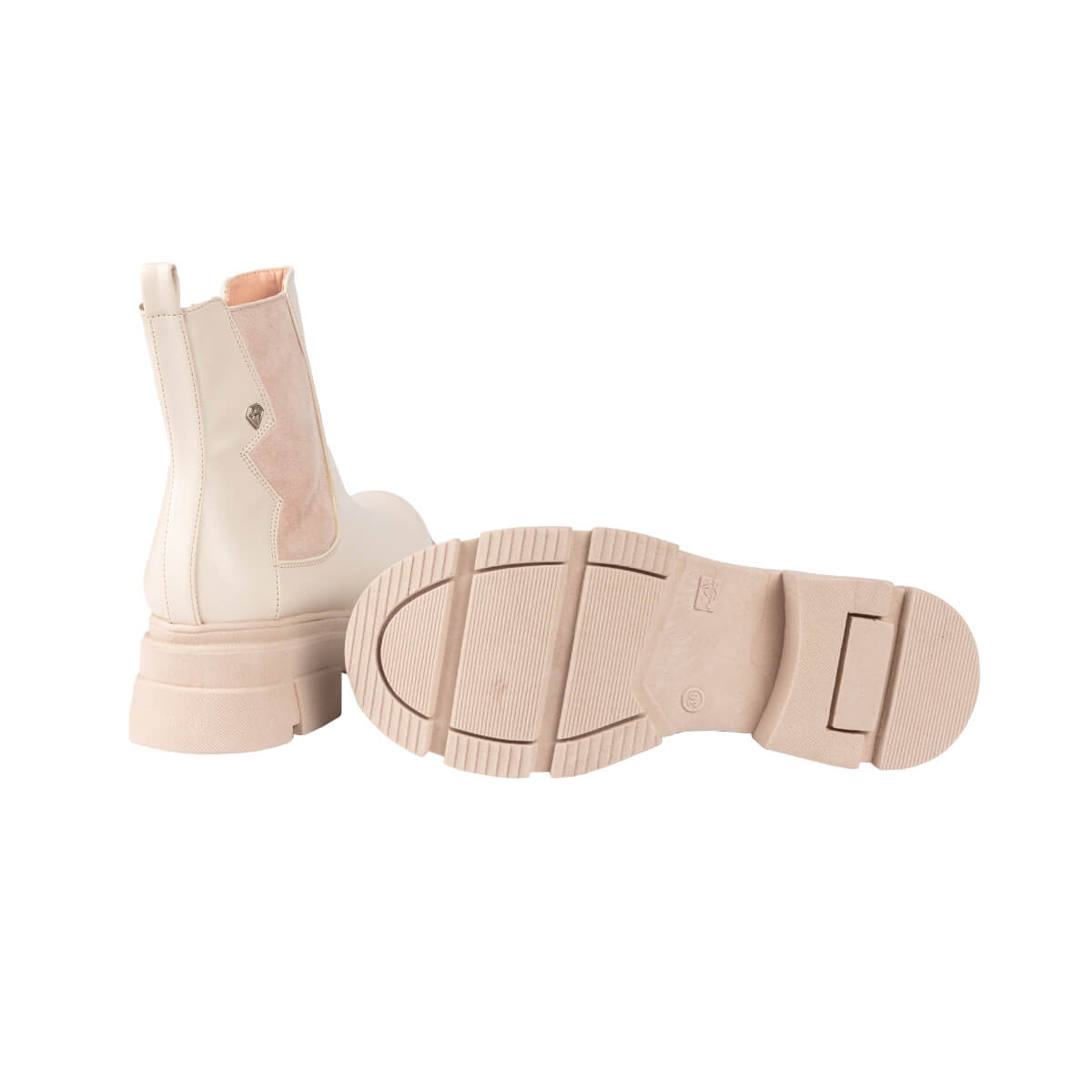 Botines B-223 Crema Talla 38 - Real Plaza