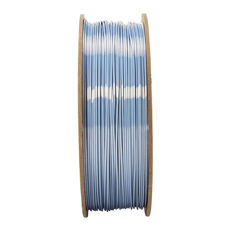 Filamento PolyLite PLA Sedoso Plata Metálico 175mm 1Kg - Real Plaza