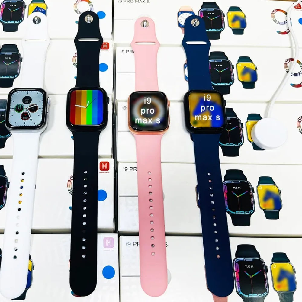 Smartwatch Bluetooth I9 Pro Max Serie 9 Rosado y Audífono I13 Pro ...