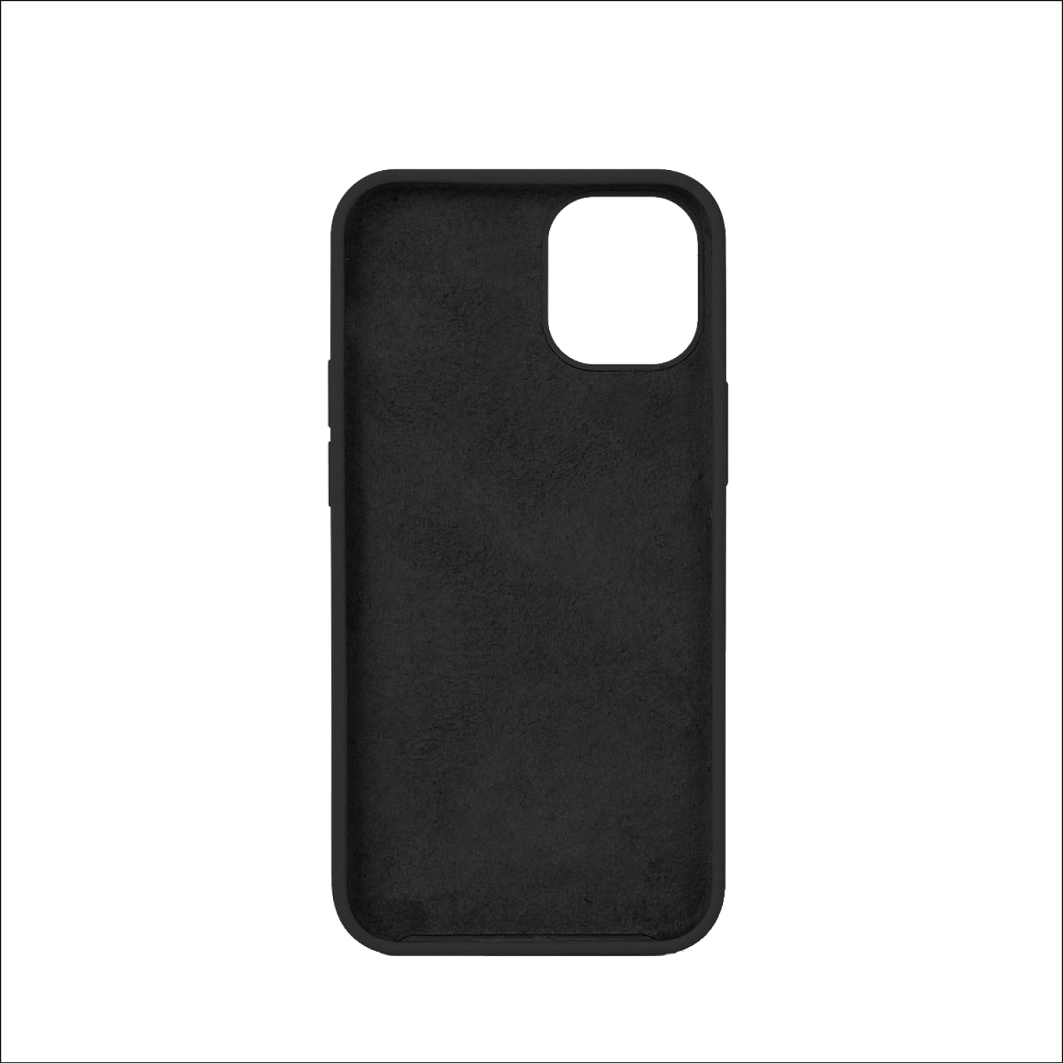 Case De Silicona Iphone 11 Mini Negro - Real Plaza