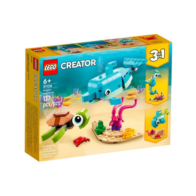 Armable Lego Delfin Y Tortuga Creator - Real Plaza