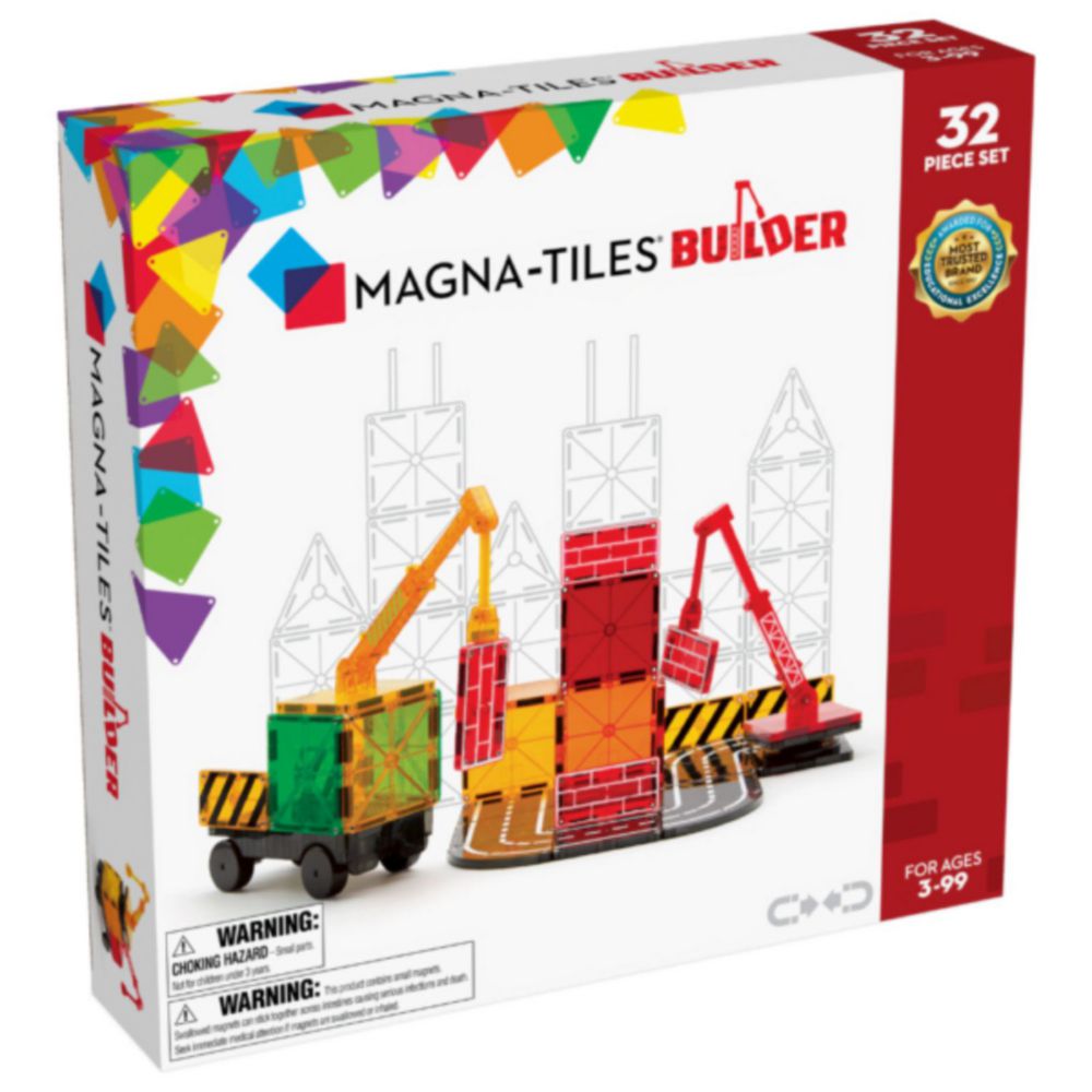 Set Magnético Magna Tiles Constructor 32 Piezas - Real Plaza