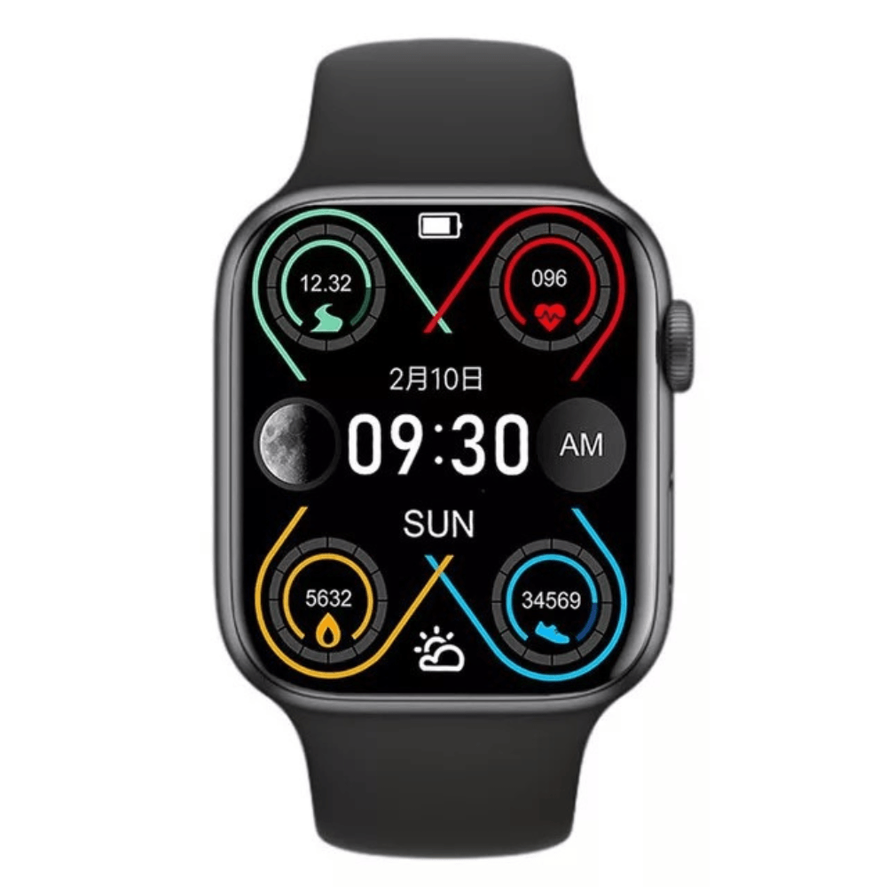 Pack Smartwatch i8 Pro Max Negro y Audífonos Bluetooth F9 Negro - Real ...