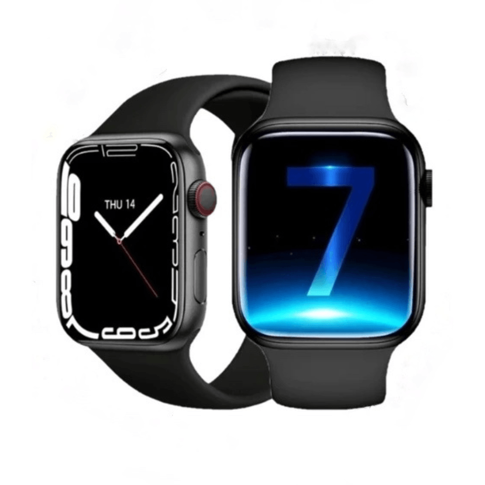 Pack Smartwatch i7 Pro Max Negro y Audífonos Bluetooth F9 Negro - Real ...