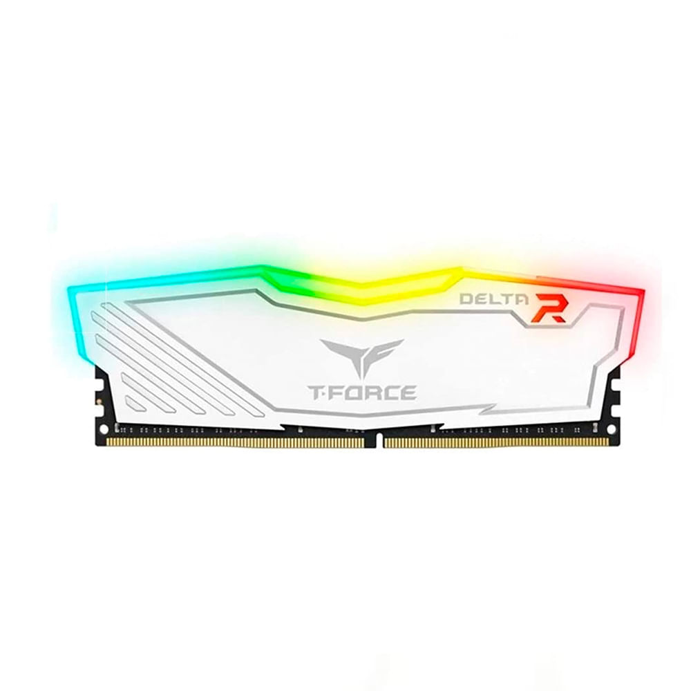 Memoria RAM TG T-Force Delta RGB White, 8GB, DDR4 3200 MHz - Real Plaza