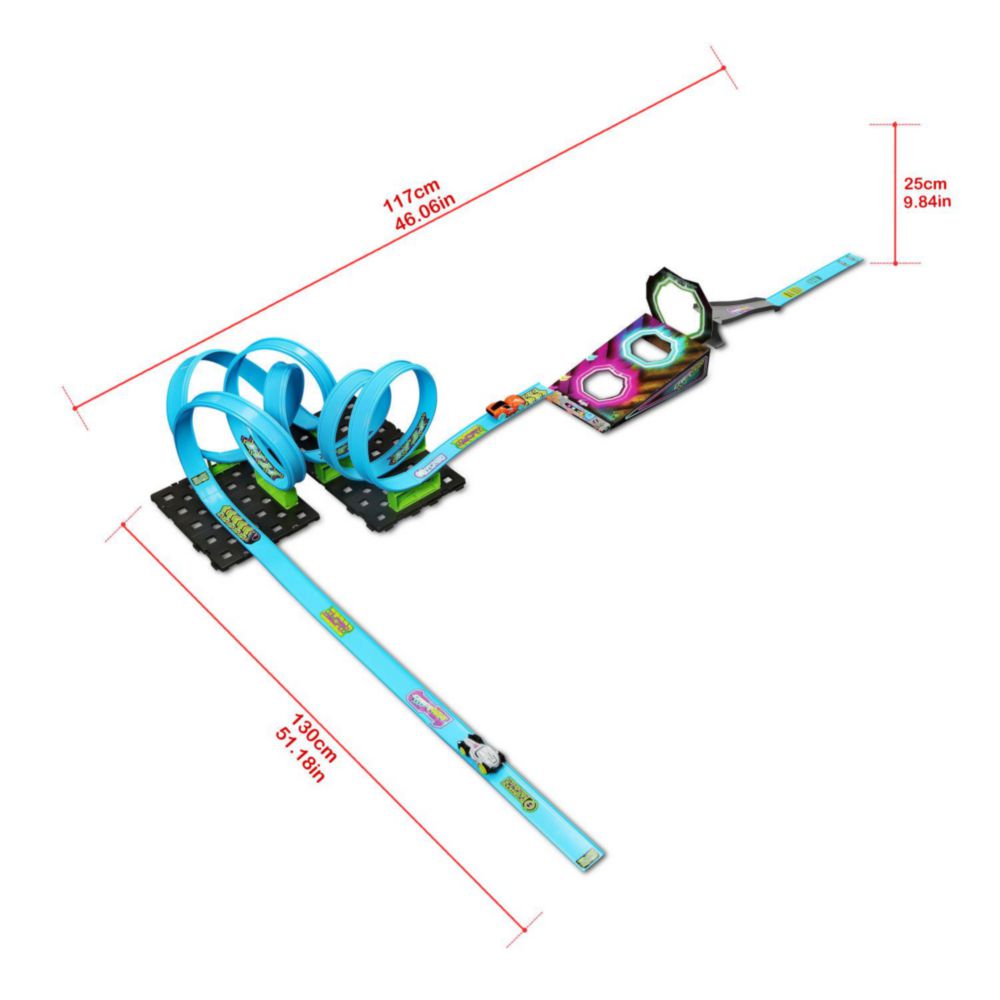 Pista Maisto Cyber Racers Playset W/ 2 Cars Speed - Real Plaza
