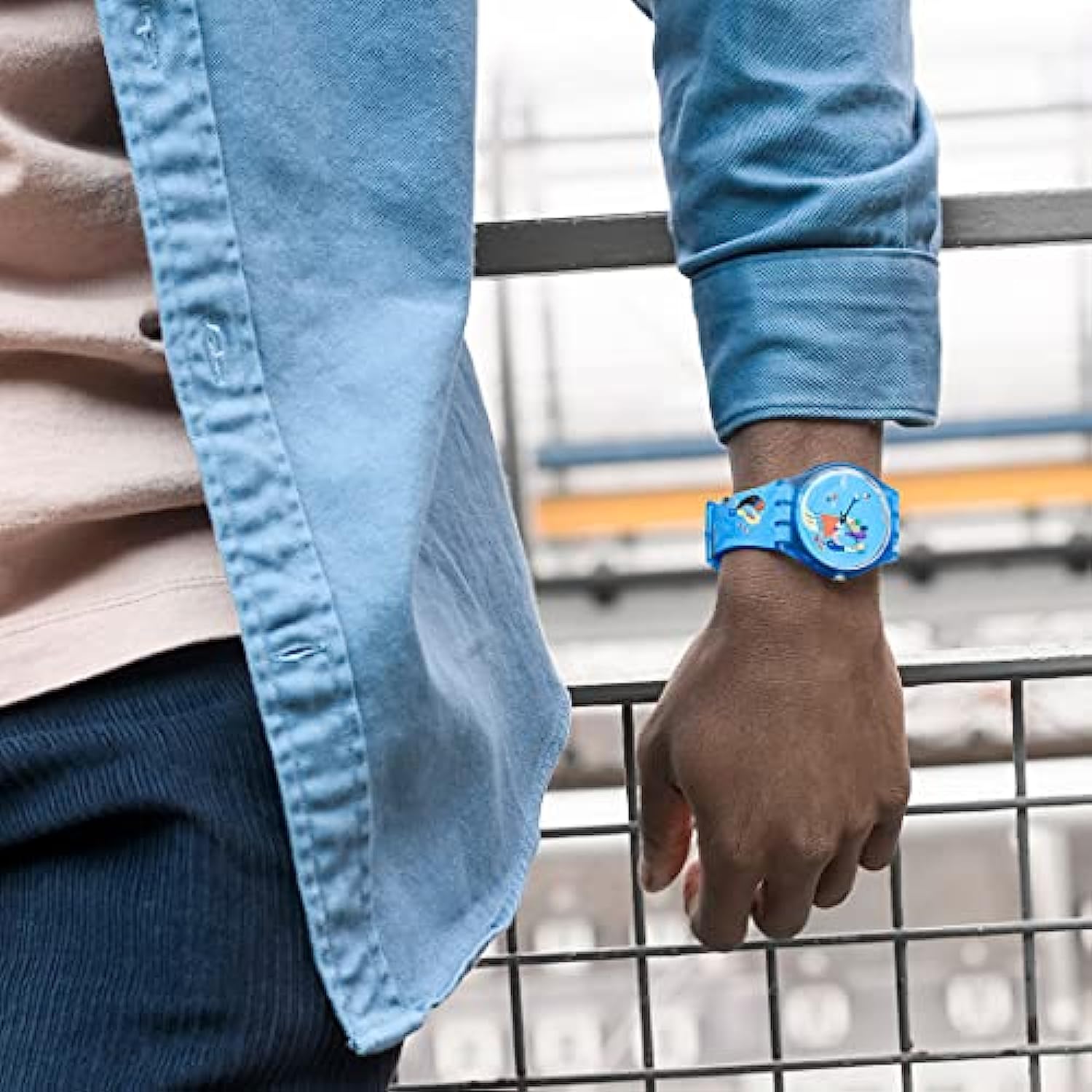 Reloj de Lujo Swatch Gz357 para Mujer en Azul - Real Plaza