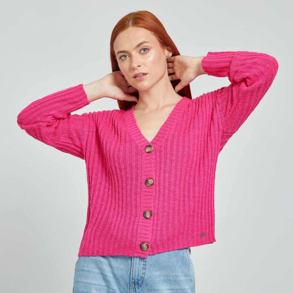 Chompa Amc Mujer Cardigan Lucy - Real Plaza