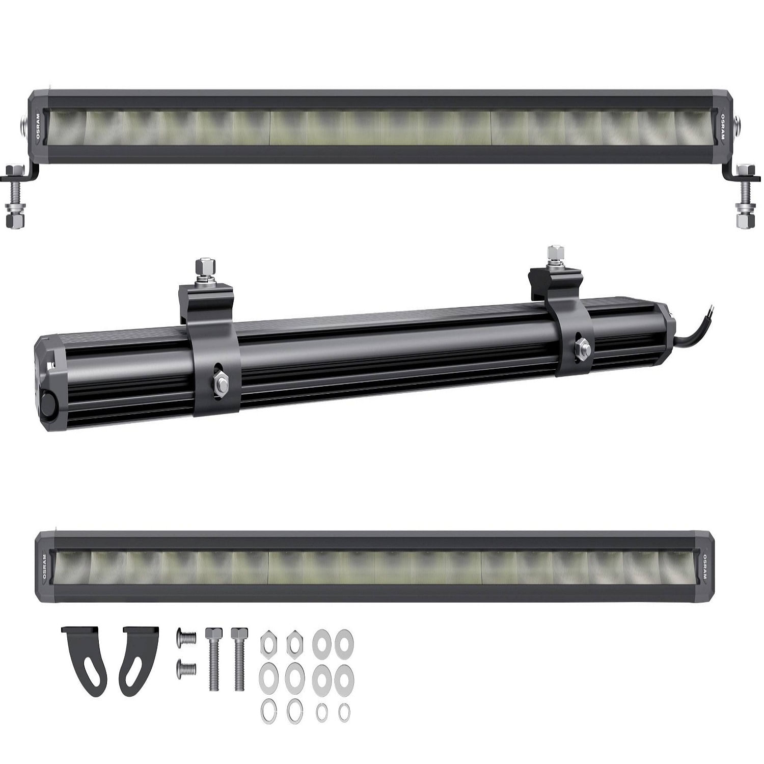 Barra LED 20" 450Mts VX500-SP 12 y 24V 18 potentes LEDs 6000k - Real Plaza