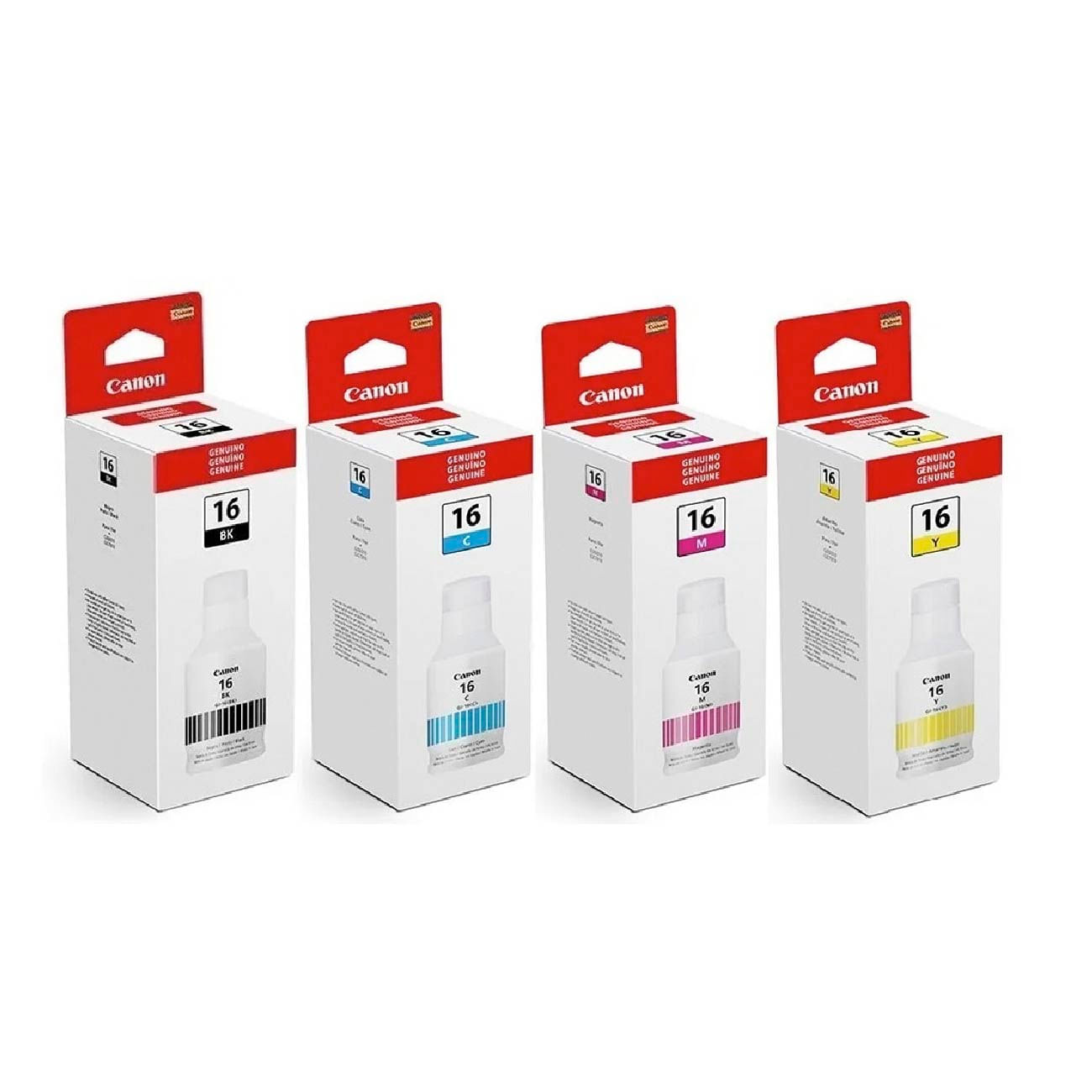 Kit de Tintas Canon GI-16 CMYB Maxify GX-6010 - Real Plaza