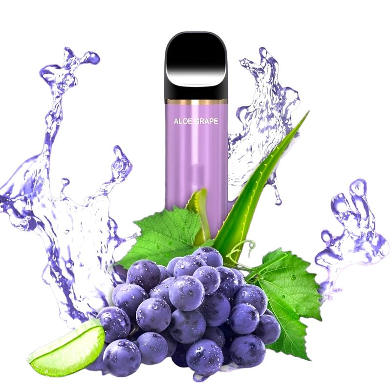 Vape Electrónico Plus 800 Puffs Sabor Aloe Grape Descartable - Real Plaza