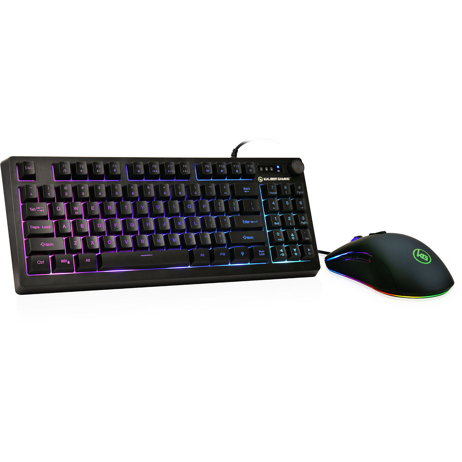 Combo de Teclado y Ratón Compacto Iogear Korona Kore Ii - Real Plaza