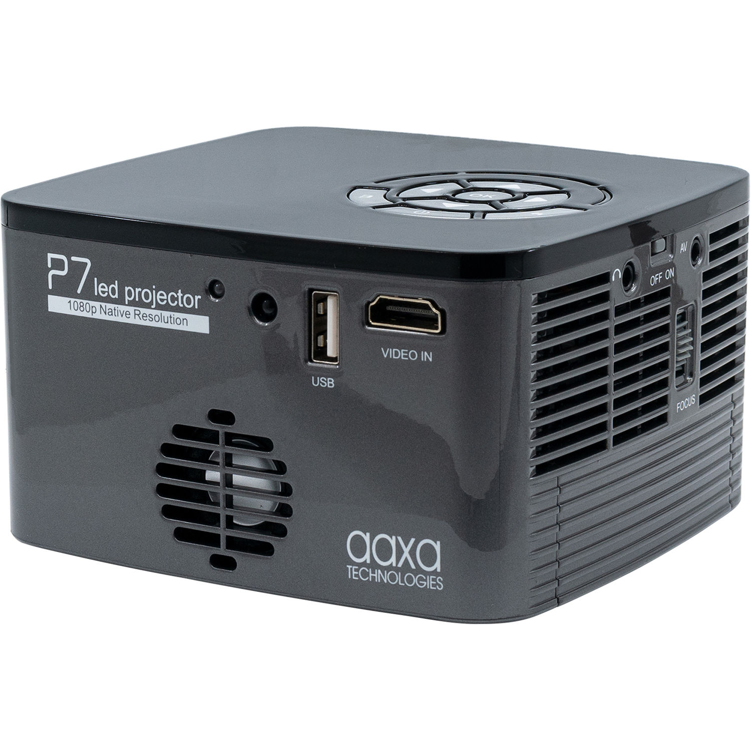 Proyector Pico Dlp Full Hd de 600 Lumens de Aaxa Technologies P7 - Real ...