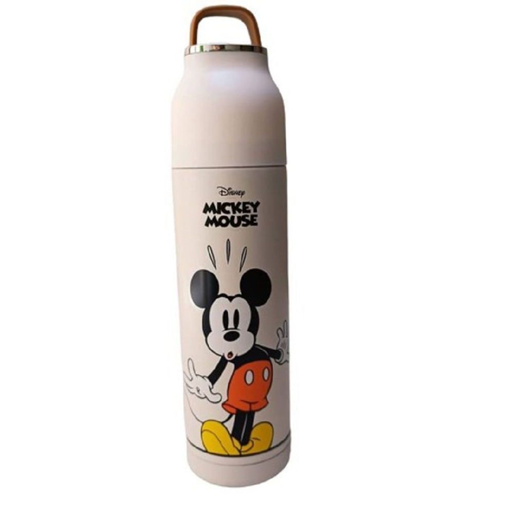 Termo Romax 500ml Modelo Mickey Mouse Acero Inoxidable - Beige - Real Plaza