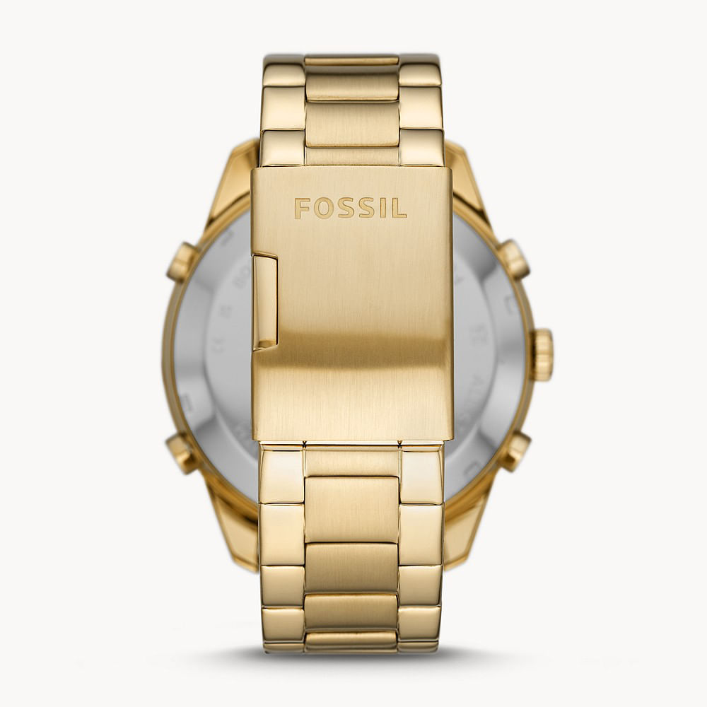 Reloj Fossil Brox BQ2580 Analógico-Digital Acero Inoxidable Dorado - Real Plaza