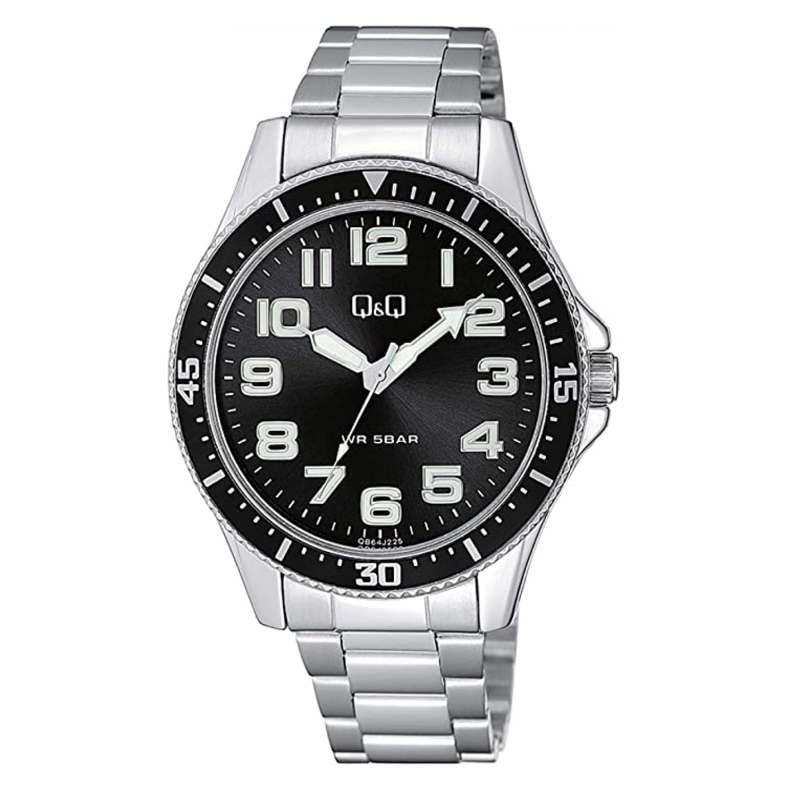 Reloj Q&q Qb64j225y Plateado Hombre - Real Plaza