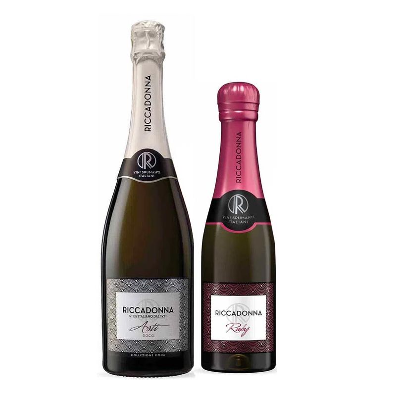 Pack Espumante RICCADONNA Asti Botella 750ml + Espumante RICCADONNA ...