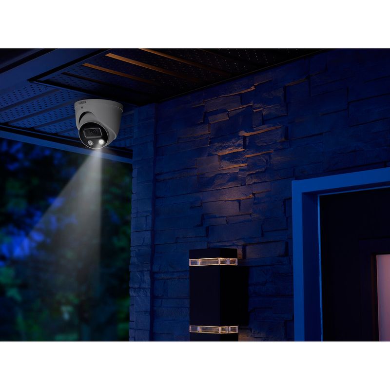 Cámara Domo de Red para Exteriores Lorex E893Dd E con Disuasión ...