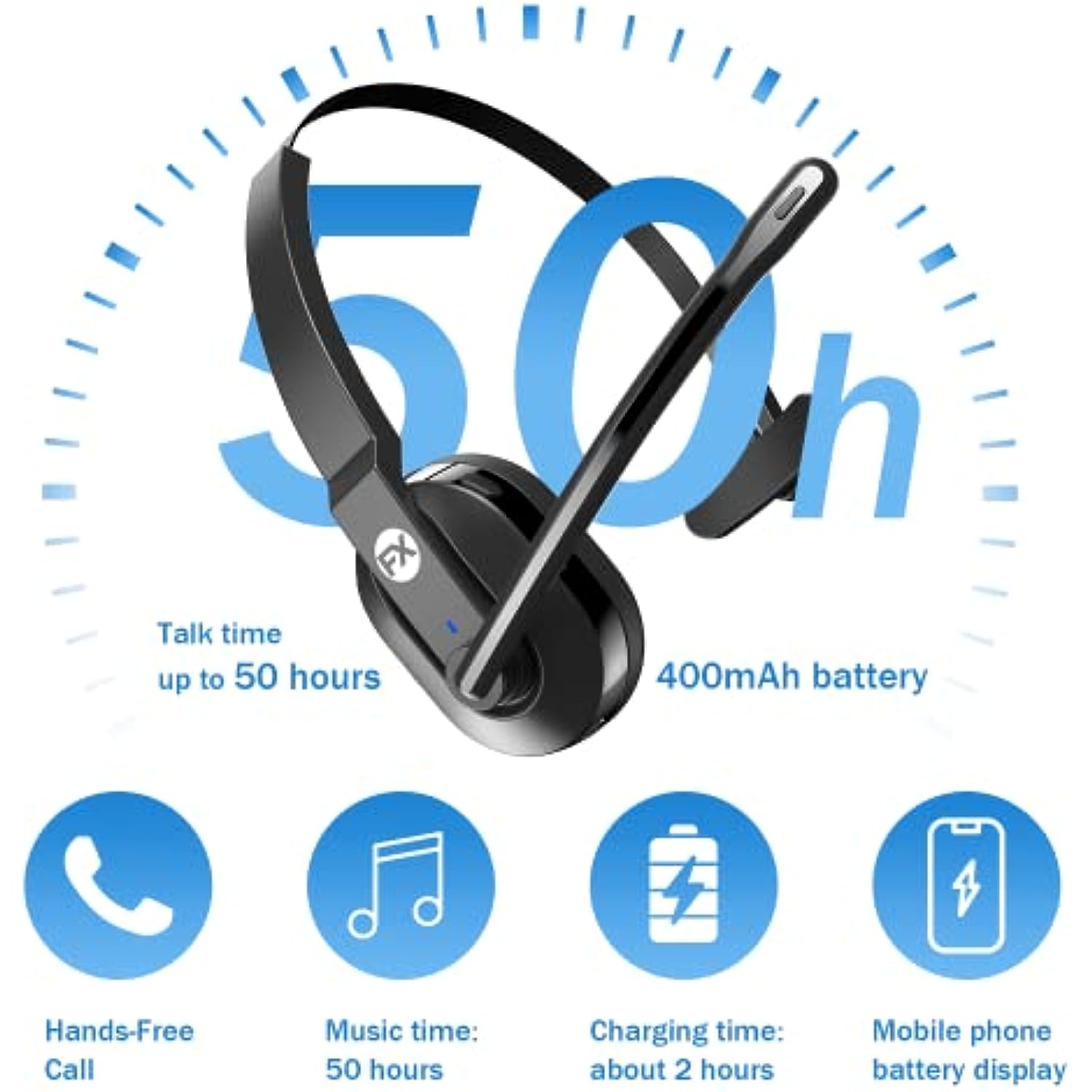 Audífonos Inalámbricos Fxwonty Fx-Hs011 Pro para Hombre en Negro - Real ...