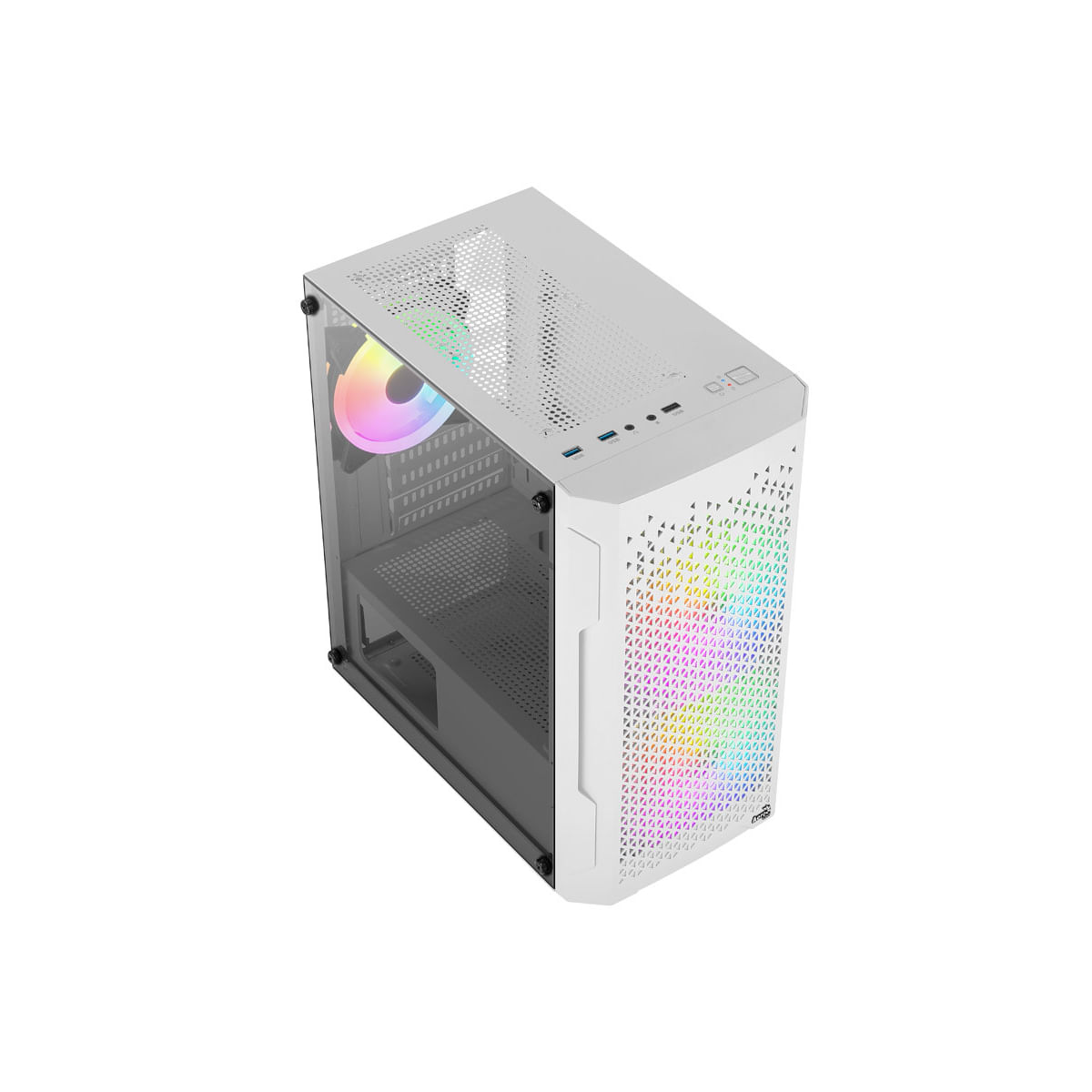 Case Gamer Aerocool TRINITY MINI-G-WT-V2 - Real Plaza